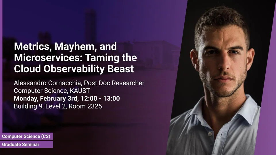 Graduate Seminar | Computer, Electrical and Mathematical Sciences and Engineering